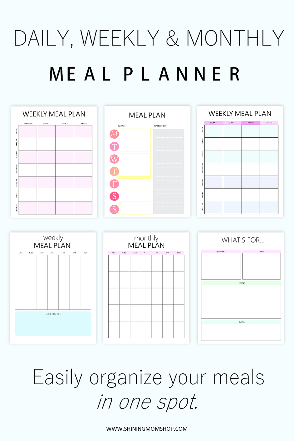Shining Mom: The Shop! – Shining Mom Planners: The Shop!